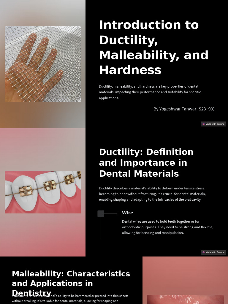 Ductility Malleability and Hardness | PDF | Ductility | Hardness