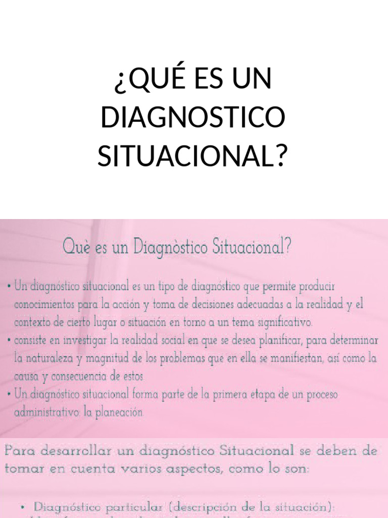 Guía para Diagnóstico Situacional | PDF | Relaciones personales ...