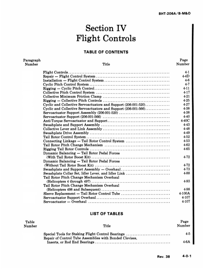 206 MO S04 Flight Controls | PDF | Rotorcraft | Mechanical Engineering