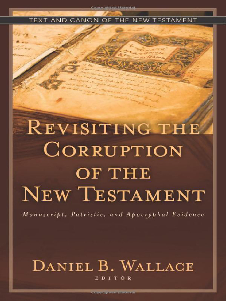 Revisiting The Corruption of The New Testament | PDF | New Testament ...