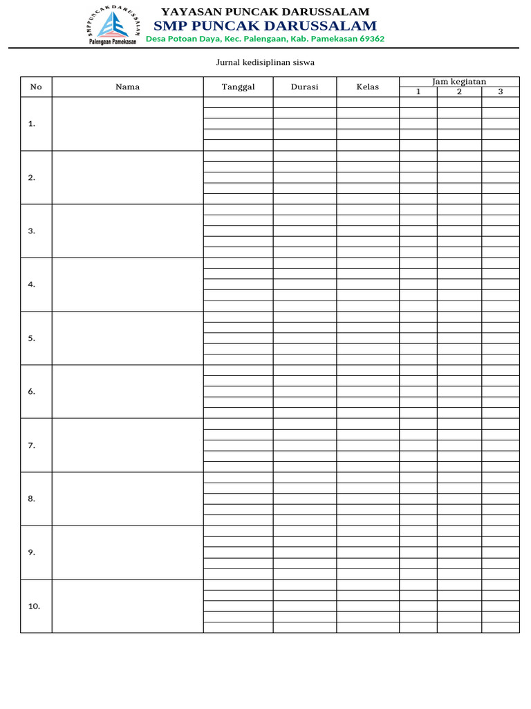 Kedisiplinan Siswa | PDF