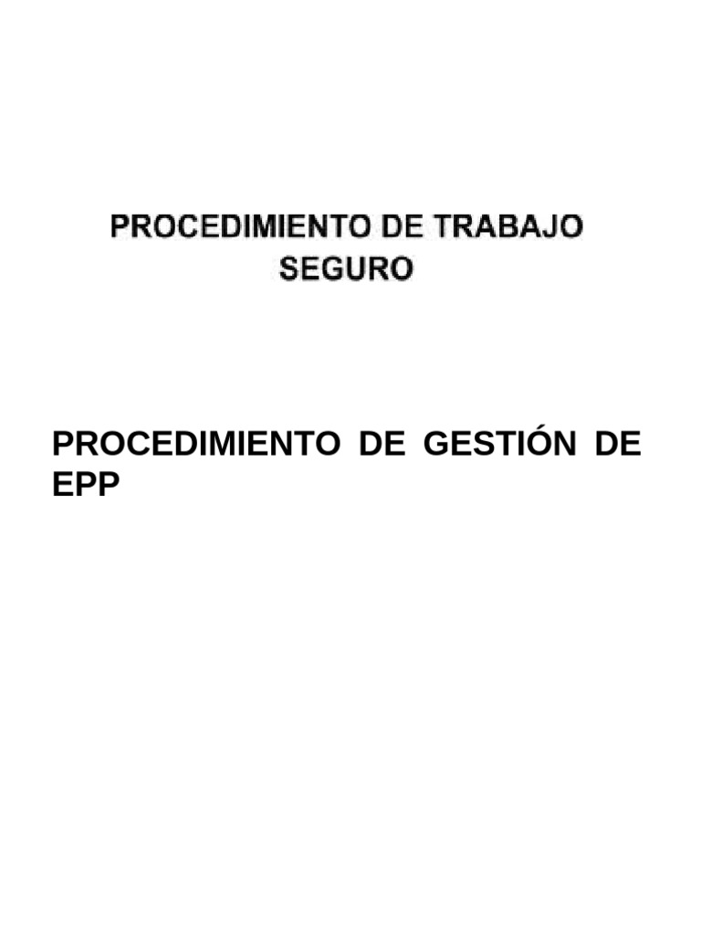 Gestion de Epp | PDF