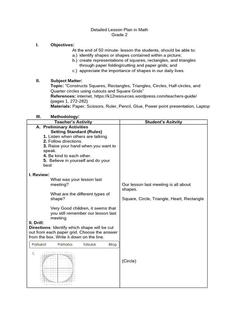 DLP MATH-2 | PDF | Shape | Triangle