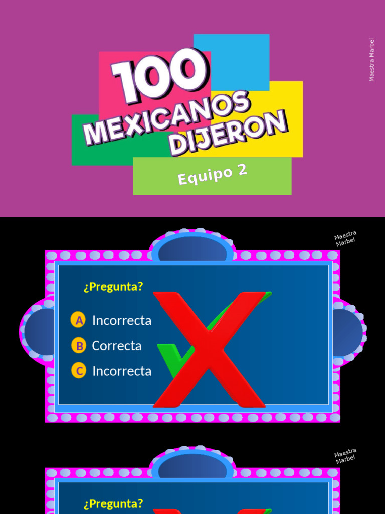 100 Mexicanos Dijeron - Educativo | PDF