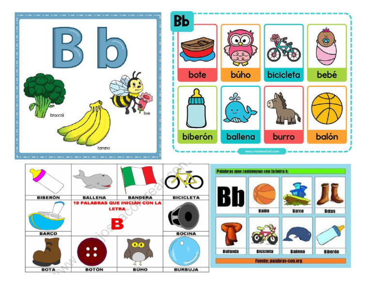 Dibujos Con La Letra B | PDF