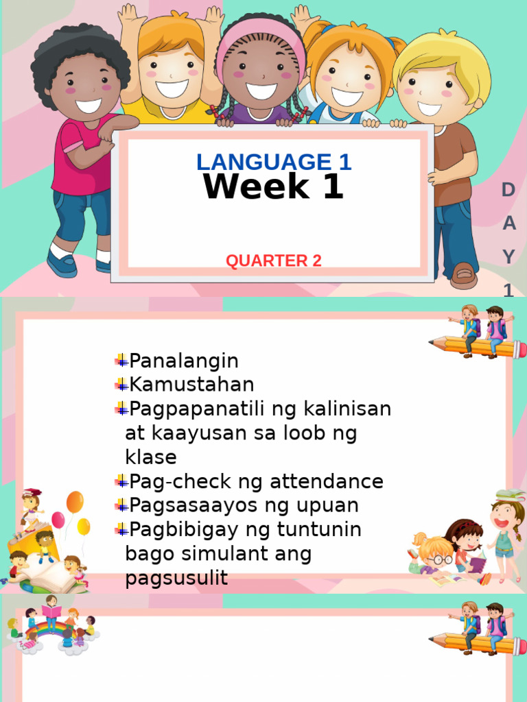 W1 Q2 Language 1 | PDF