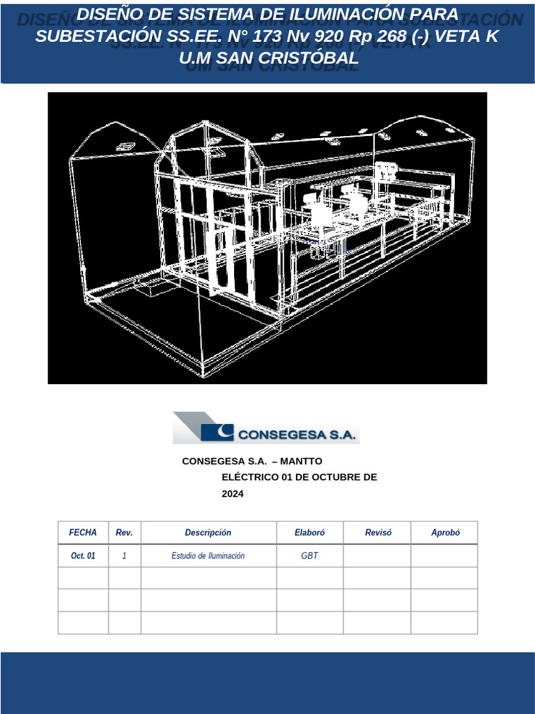 Informe Sistema de Iluminación SS - EE. N°173 - Nv920 - Rp268 - SC ...