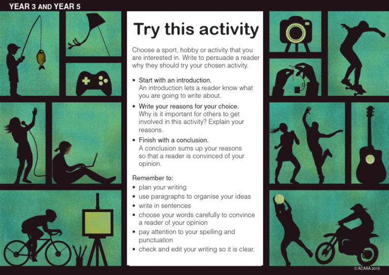 Year 5 NAPLAN Writing Activity Guide | PDF