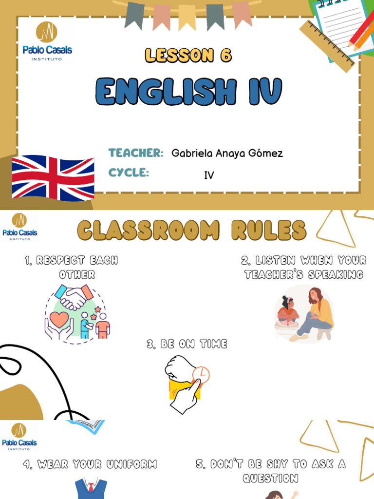 Week 6 - Lesson 6 - IV | PDF | Language Arts & Discipline | Foreign Language Studies