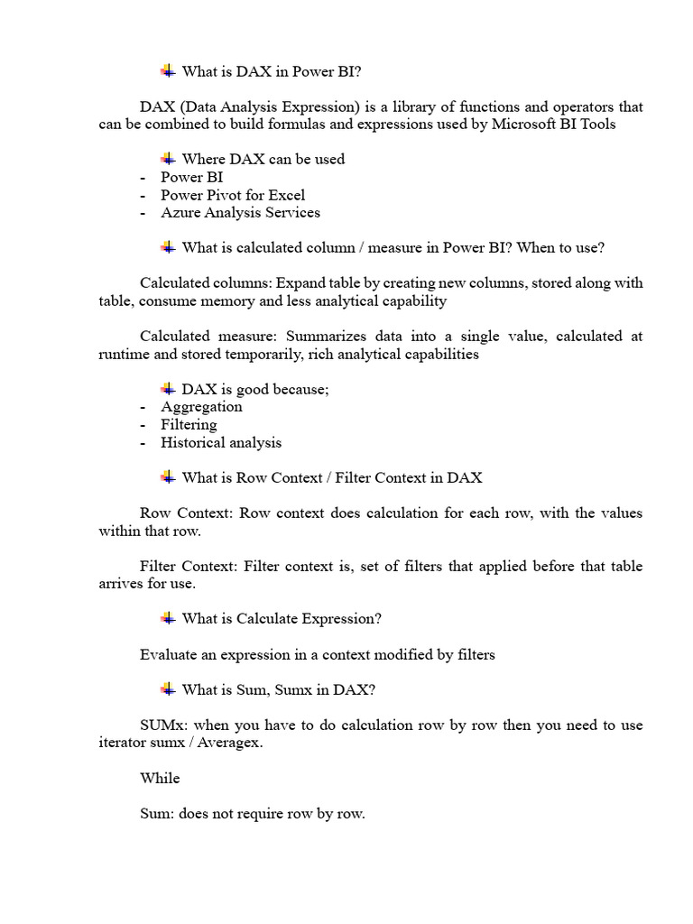 What Is DAX in Power BI | PDF | Teaching Methods & Materials