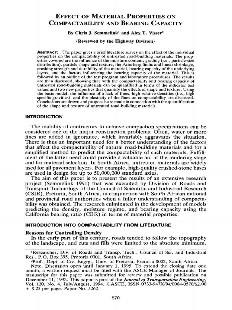 1994 - Effect of Material Properties On Compactability and Bearing ...