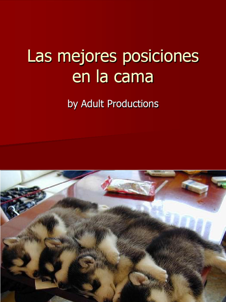 Posiciones en La Cama | PDF