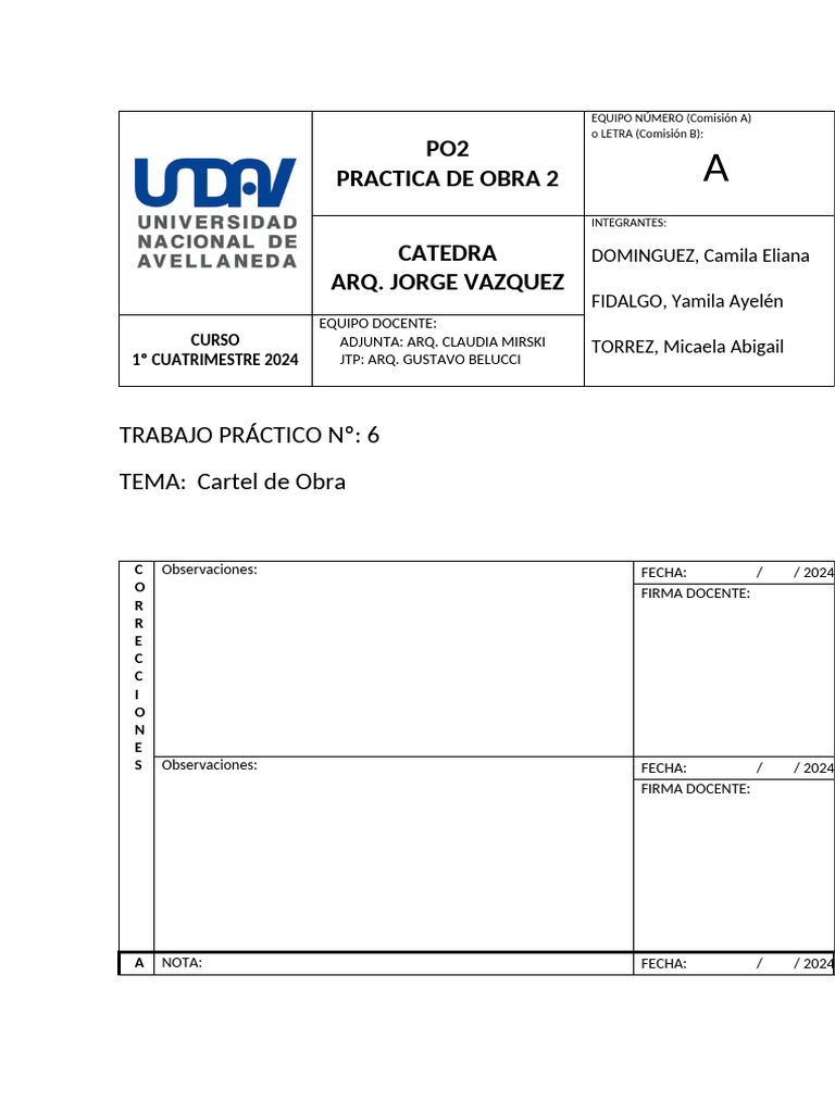 Po2 - Caratula-Tp6 | PDF