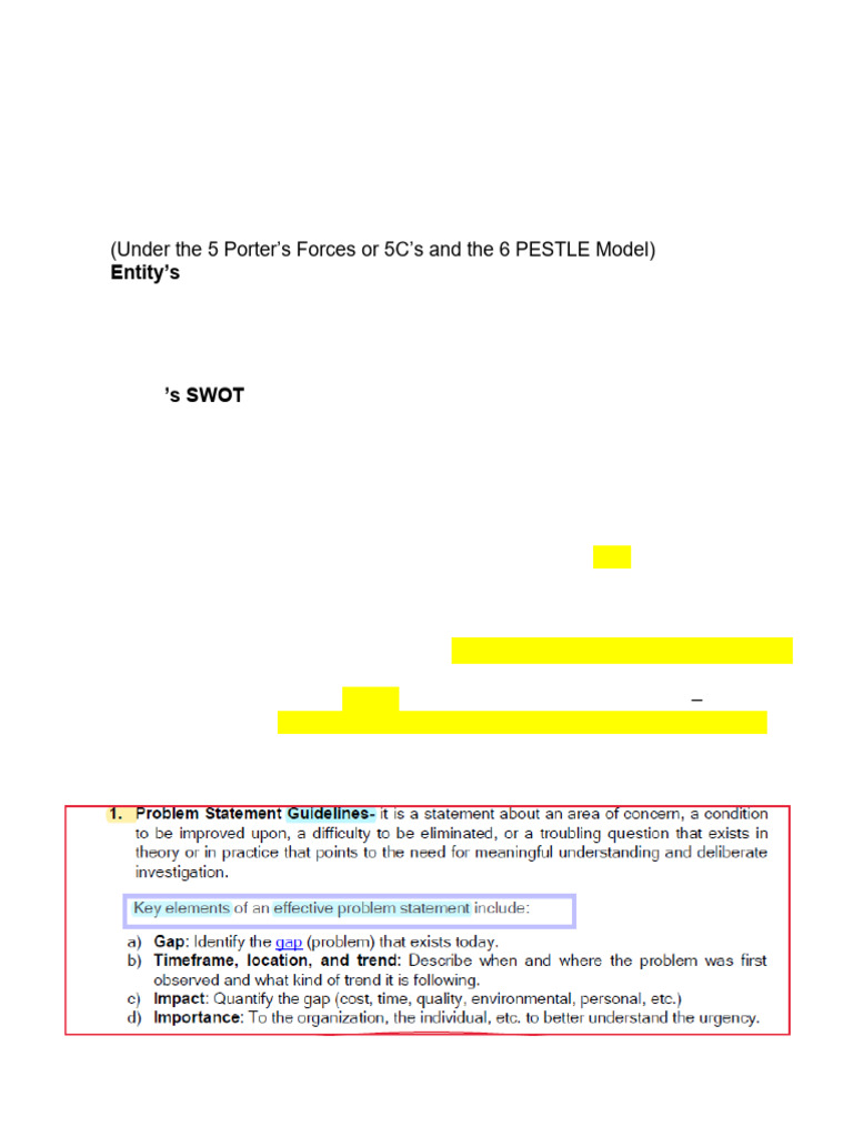 5 Case Analysis Format With Pointers OM TQM | PDF | Business | Computers
