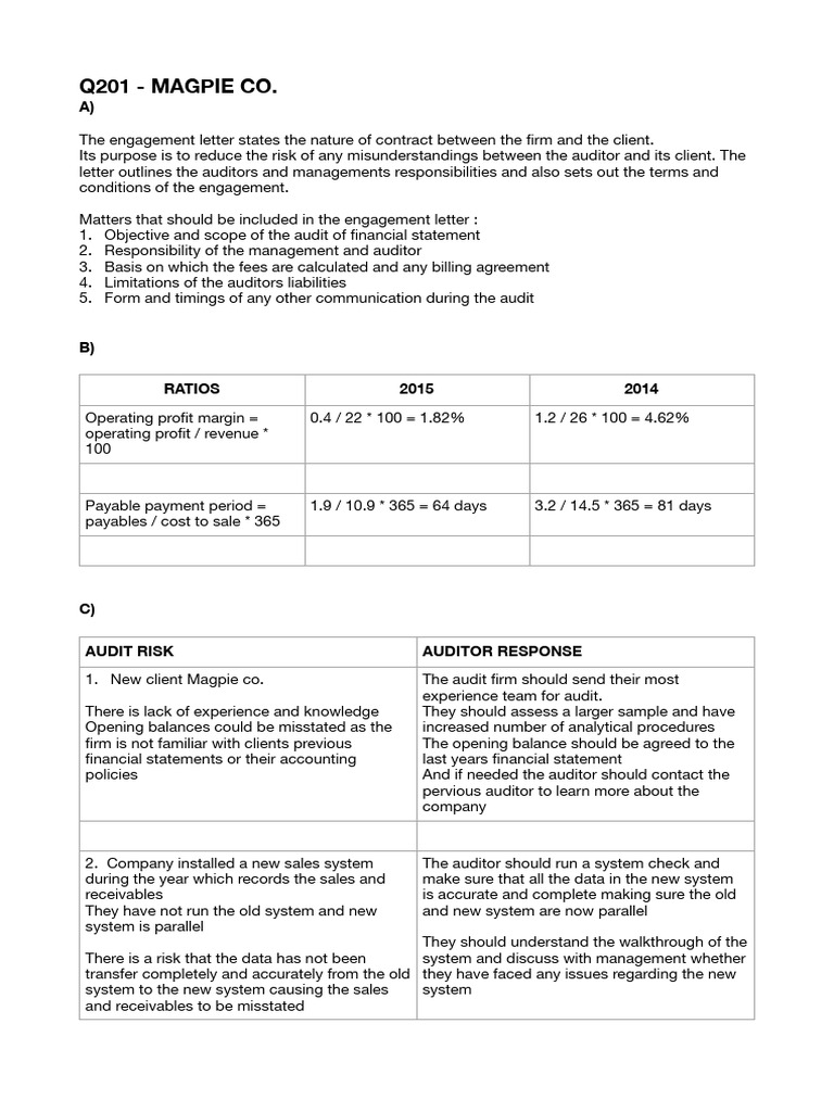 Audit Exam Kit | PDF | Audit | Accounts Payable