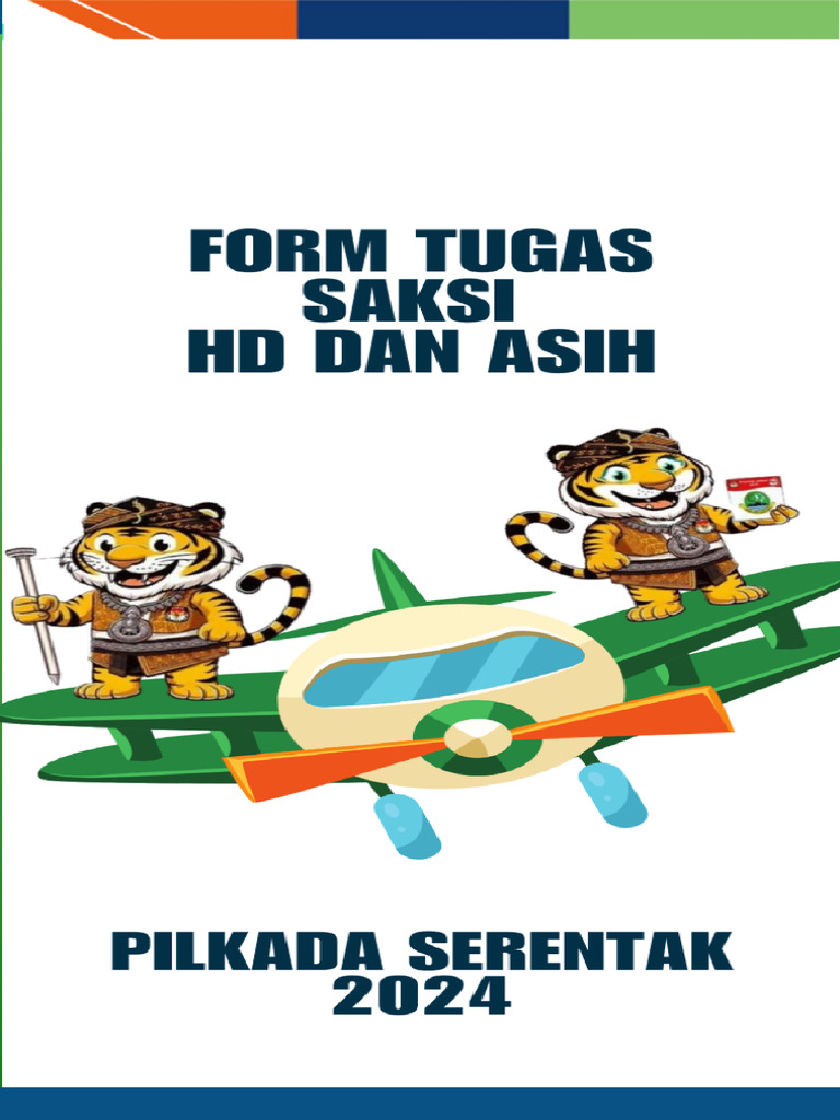 Form Tugas Saksi Jabar Asih (Buku Saku Saksi) | PDF