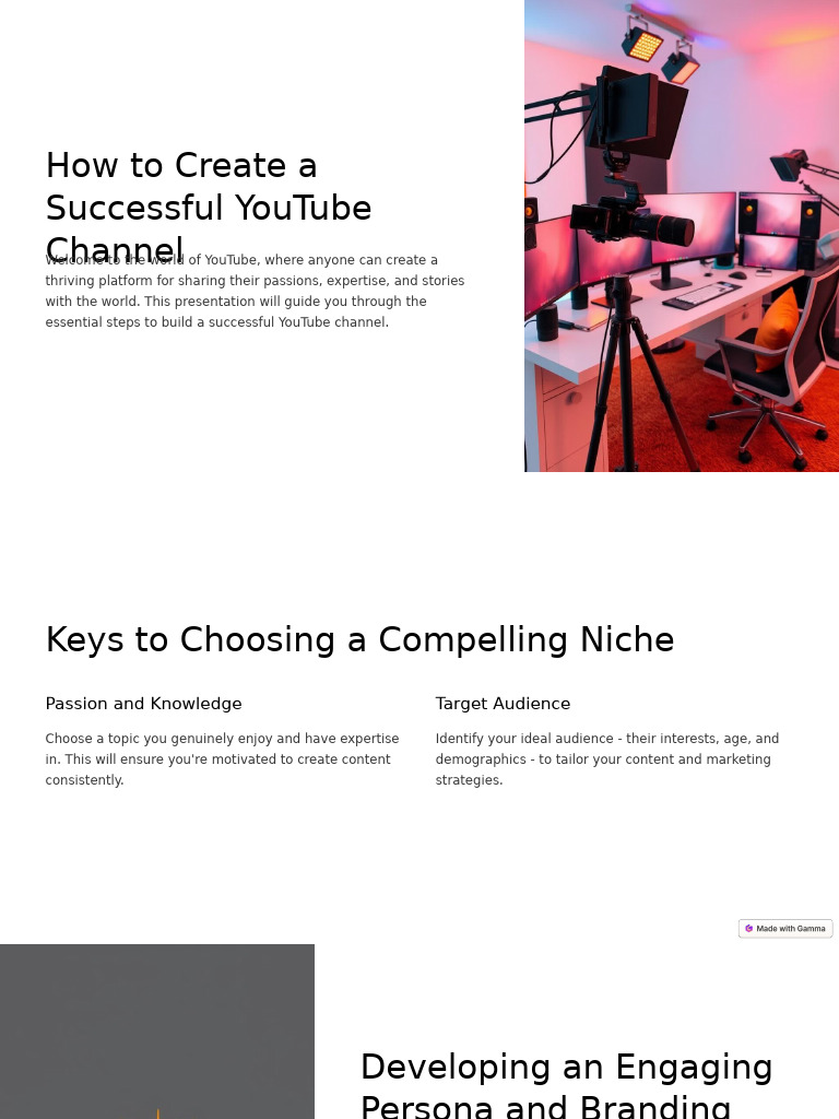 How To Create A Successful YouTube Channel | PDF | You Tube | Brand