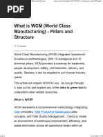 World Class Manufacturing Main Principles | PDF | Lean Manufacturing ...