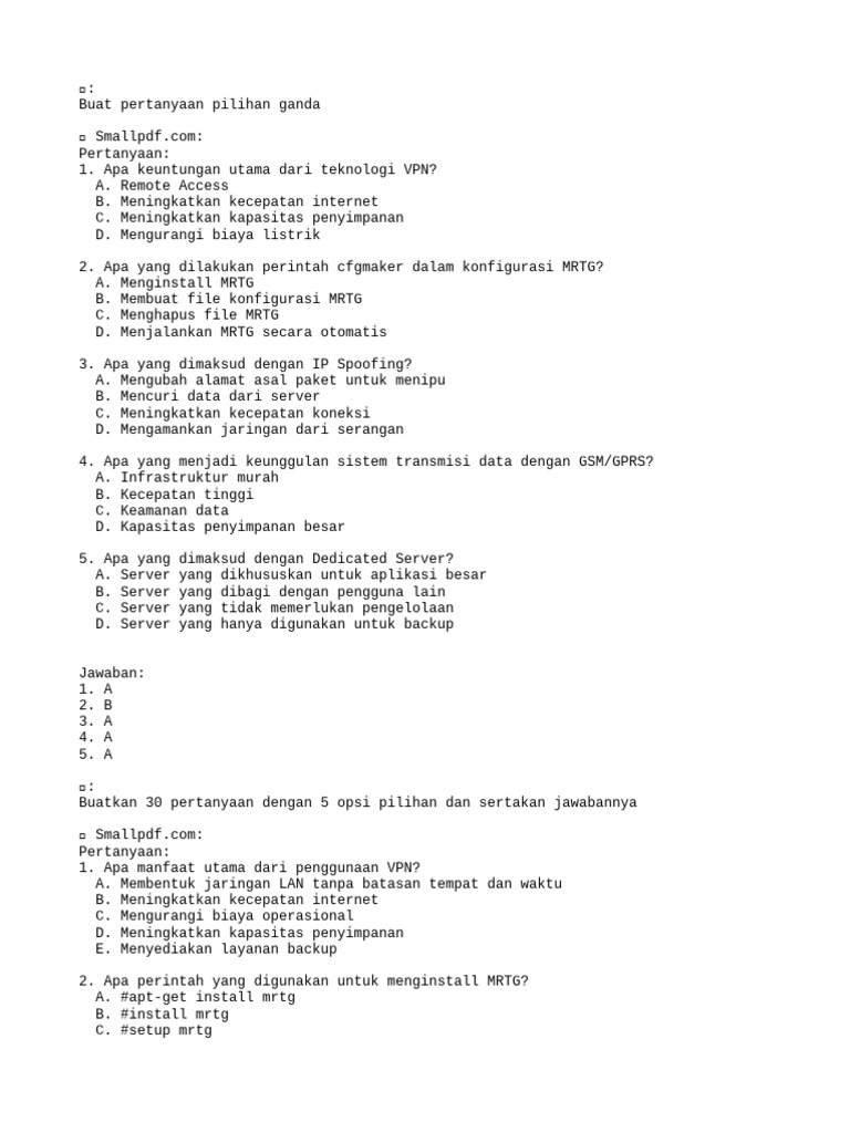 Modul ASKJ Kelas XII - Generate Quiz | PDF | Komputer