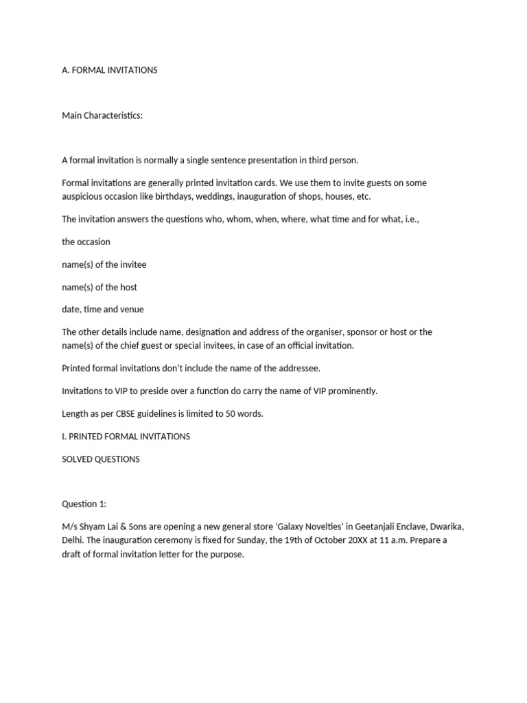 A. FORMAL INVIT-WPS Office | PDF