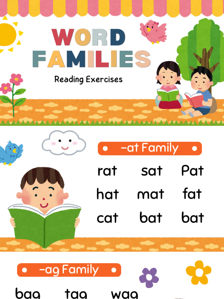 Word Family and Basic Sight Words | PDF
