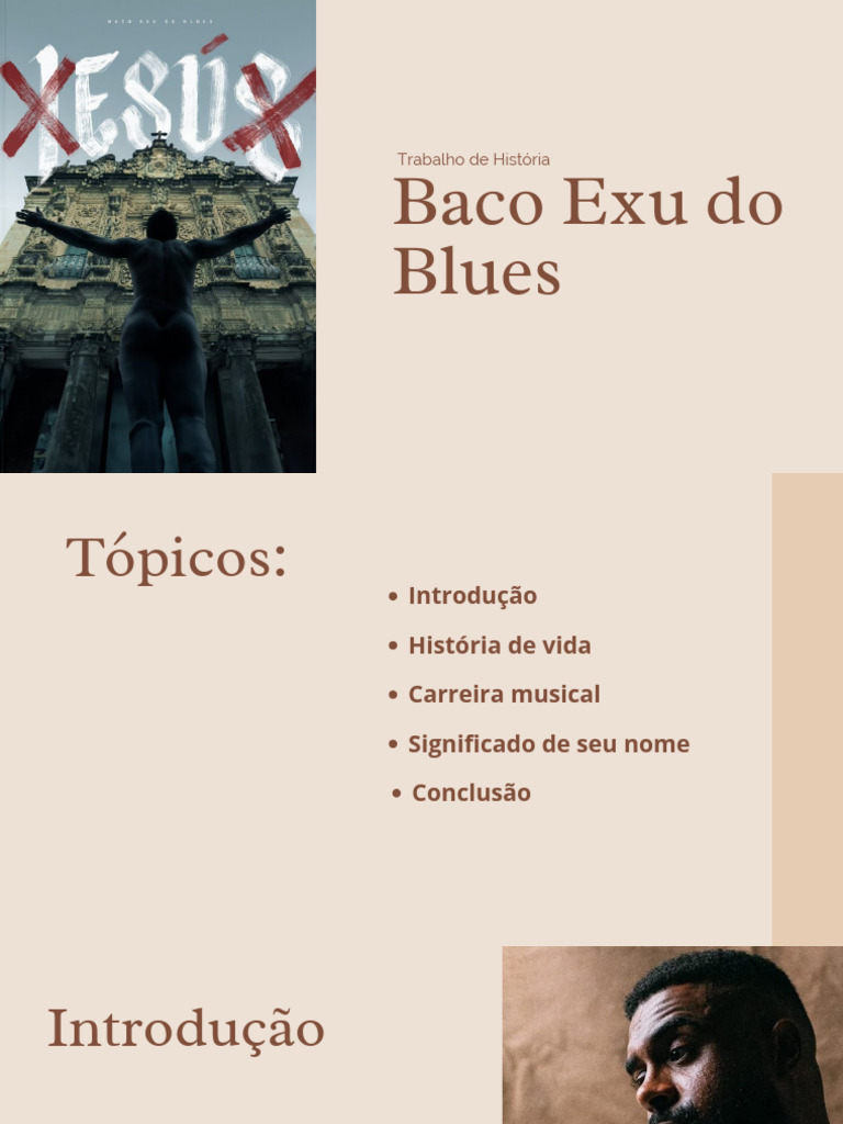 Trabalho Sobre Baco Exu Do Blues | PDF | Álbuns