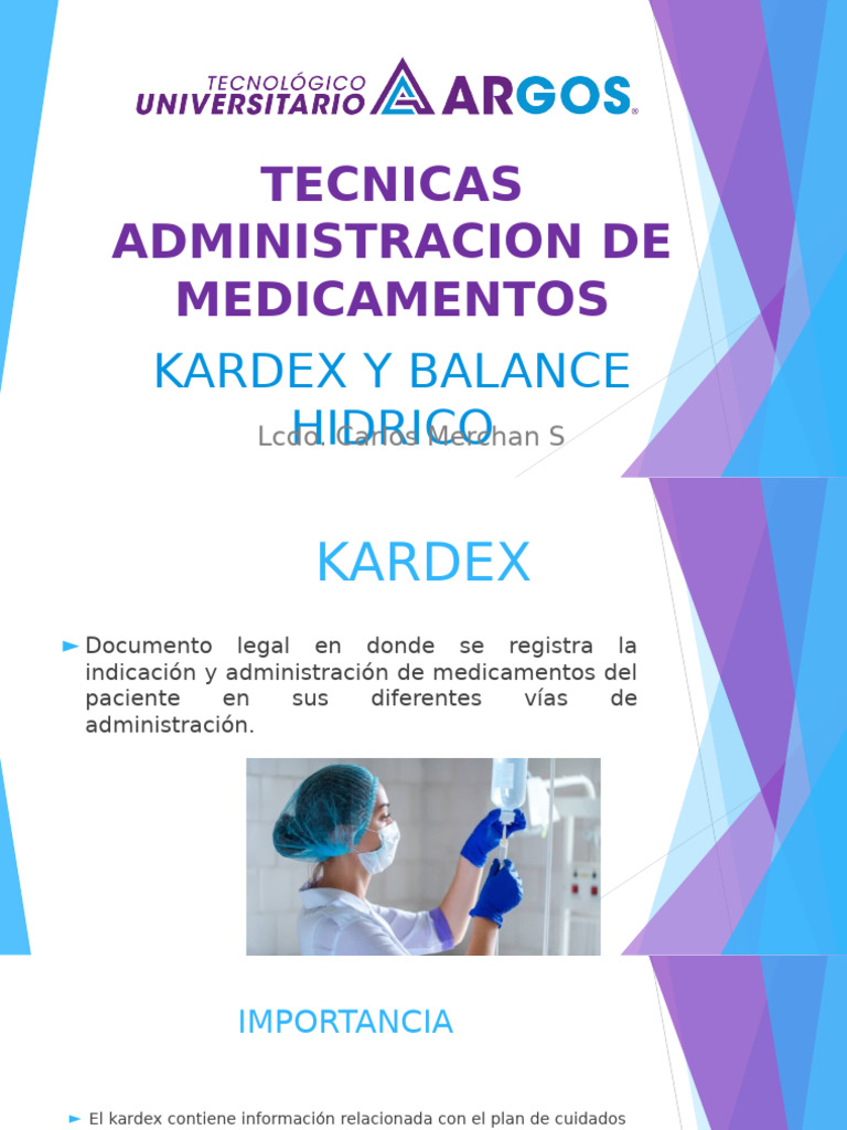 Kardex y Balance Hidrico Lcdo Carlos Merchan s.-1 | PDF | Agua ...