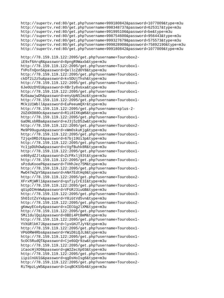 New List M3u Iptv | PDF