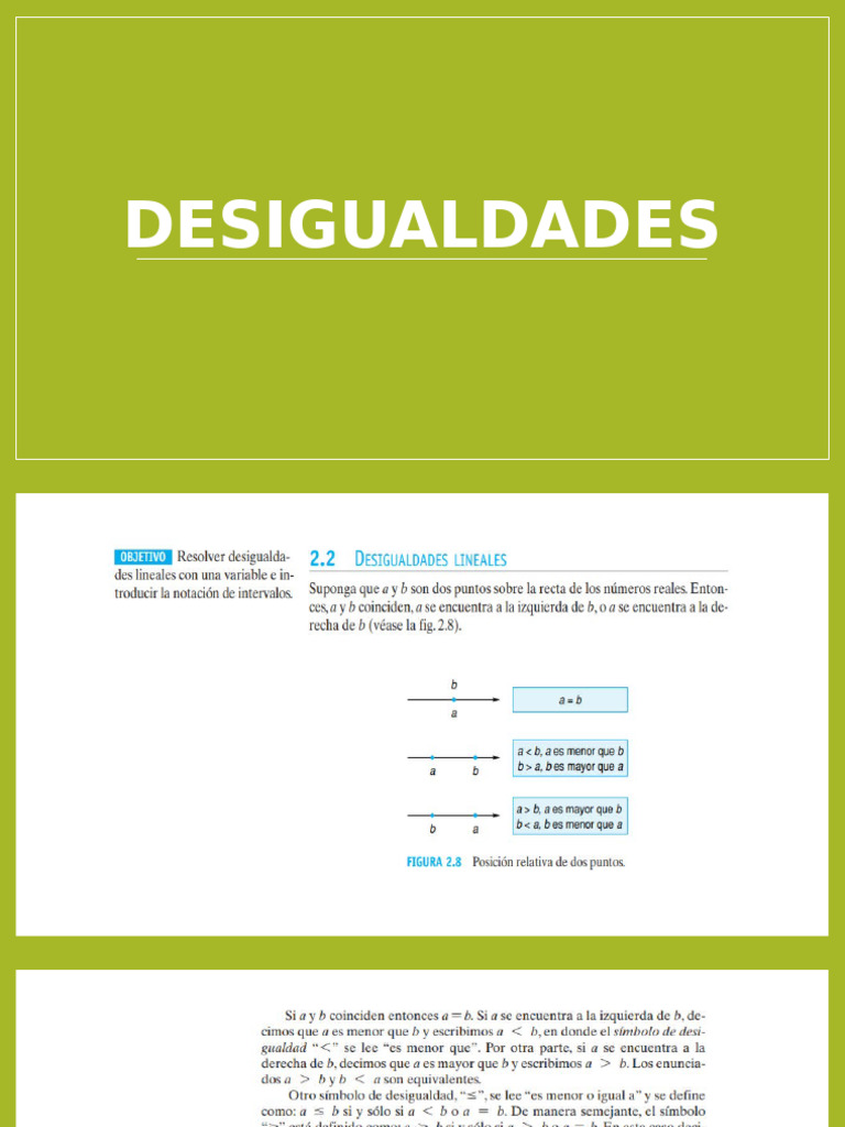 Desigualdades | PDF