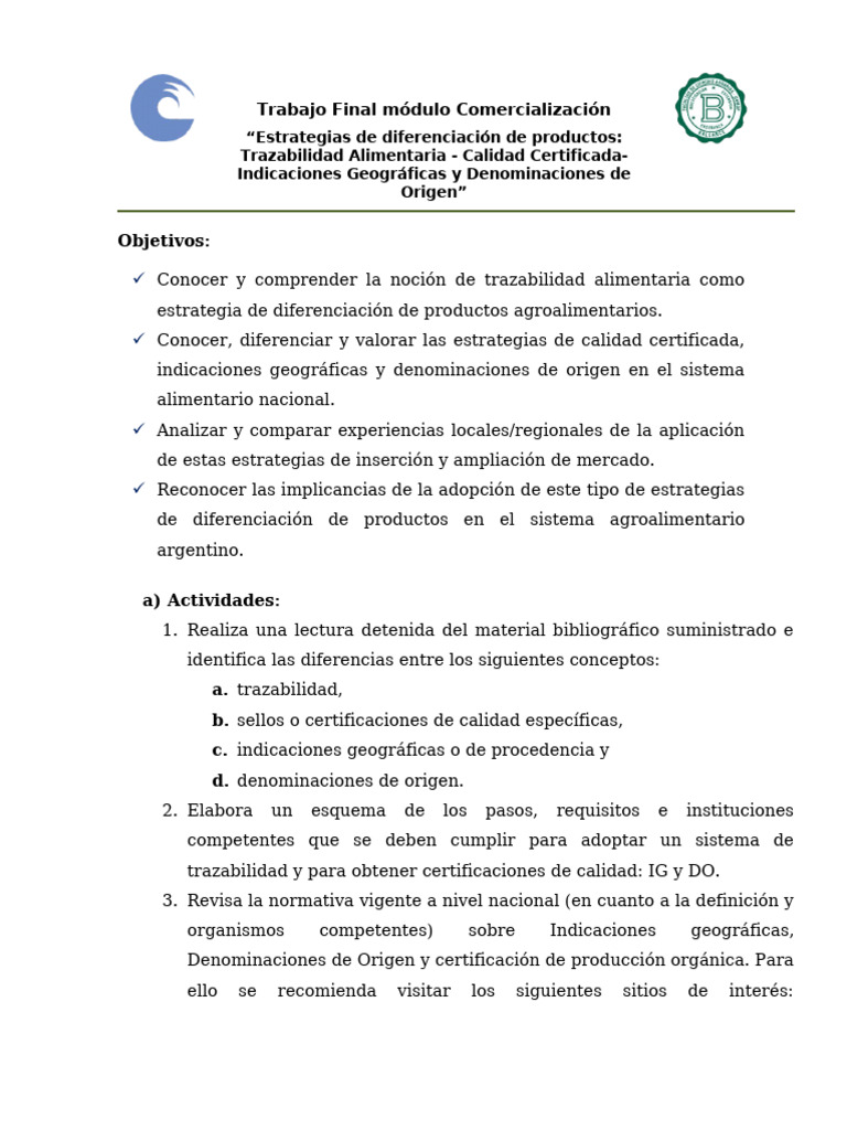 Trabajo Final Integrador 2024 | PDF | Negocios