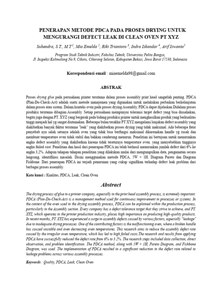 Penerapan Metode PDCAAAAAAAAAAAA | PDF