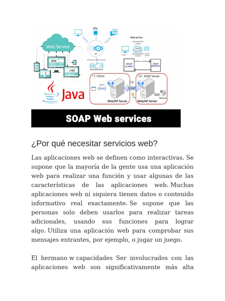 Ejemplos de Servicios Web y SOAP | PDF | Jabón | Red mundial