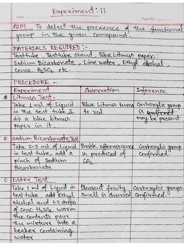 Chemistry Experiment 11 and 12 | PDF