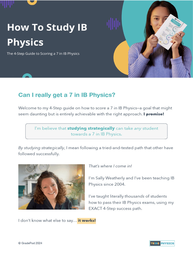 How To Study Ib Physics Complete Guide | PDF | Teachers | Physics