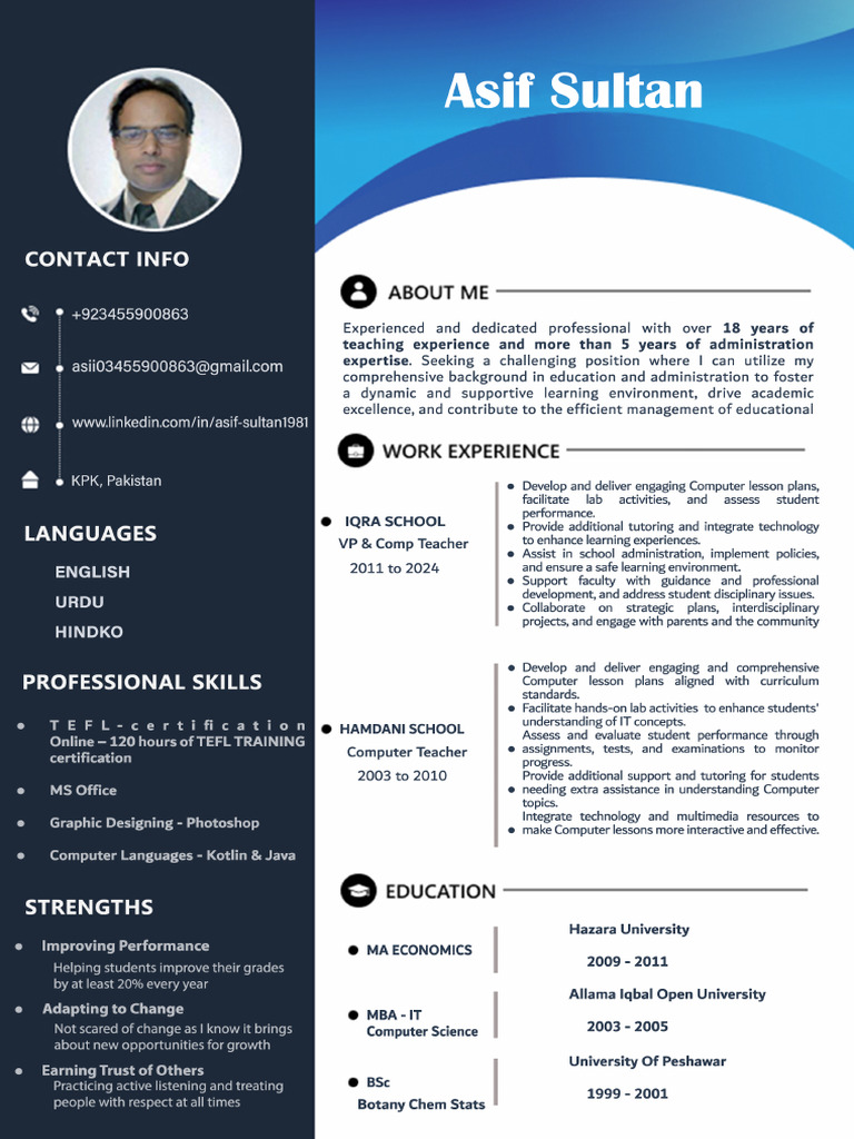 Editable - CV TEACHING Final | PDF