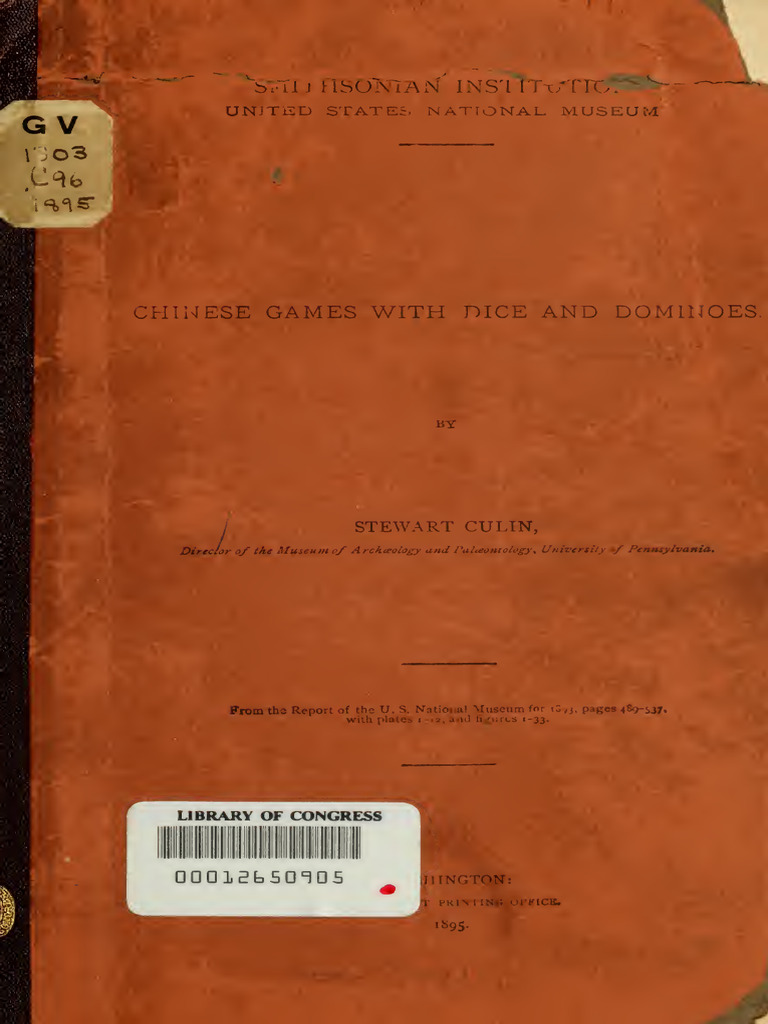 Chinese Dice and Domino Games Explained | PDF | Chinese Language | Dice