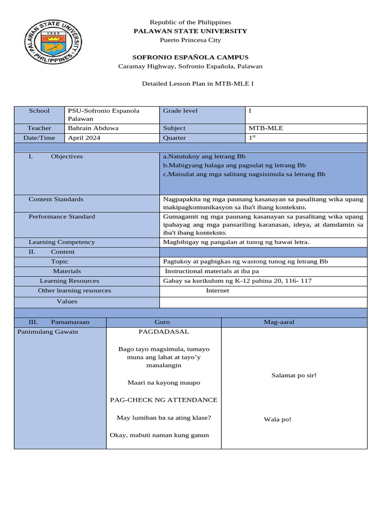 Abduwa DLP in MTB Mle | PDF