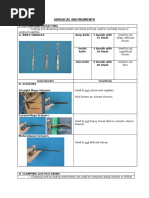 Surgical Instruments | PDF | Surgical Suture | Surgery