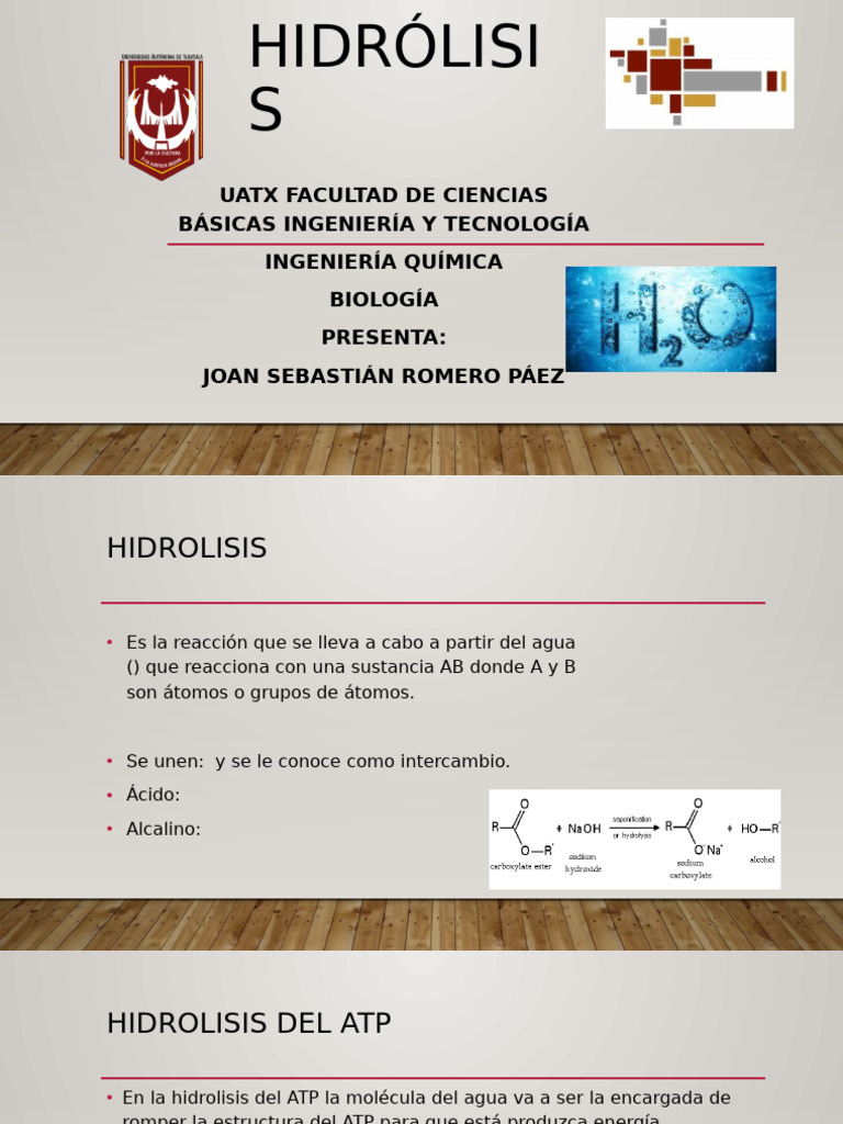 HIDROLISIS | PDF | Salud y bienestar