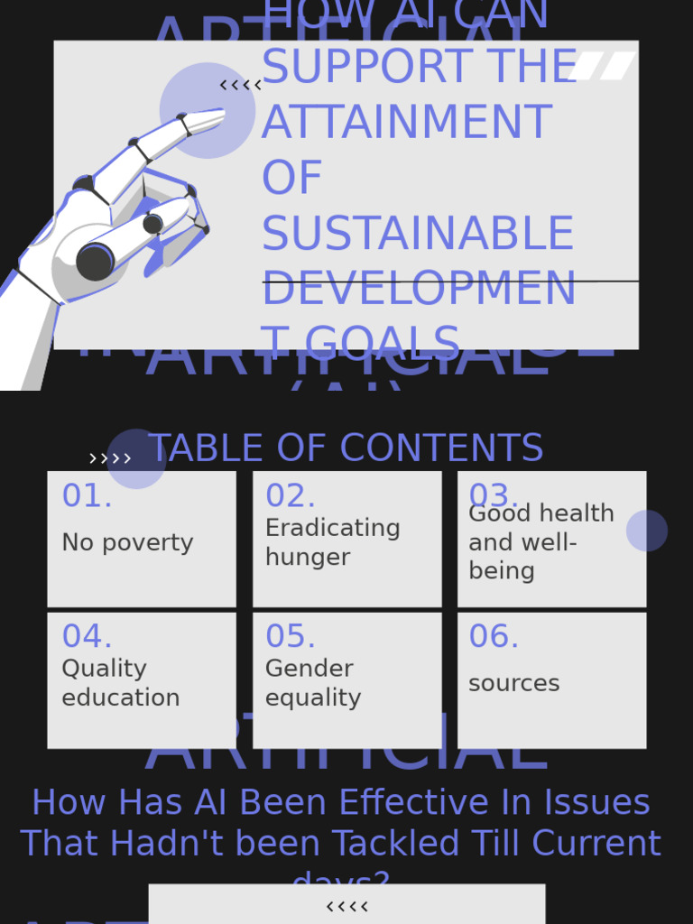 AI's Role in Achieving SDGs | PDF | Artificial Intelligence ...