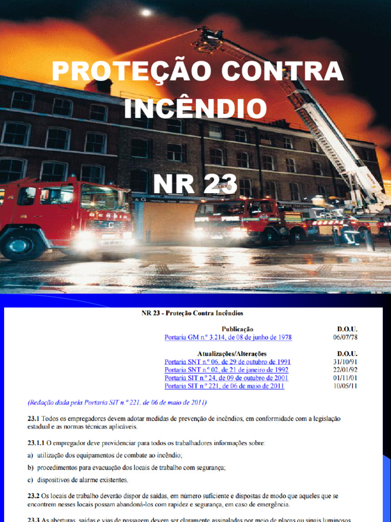 NR_23_e_NR_5_2022 | PDF | Combustão | Combustíveis