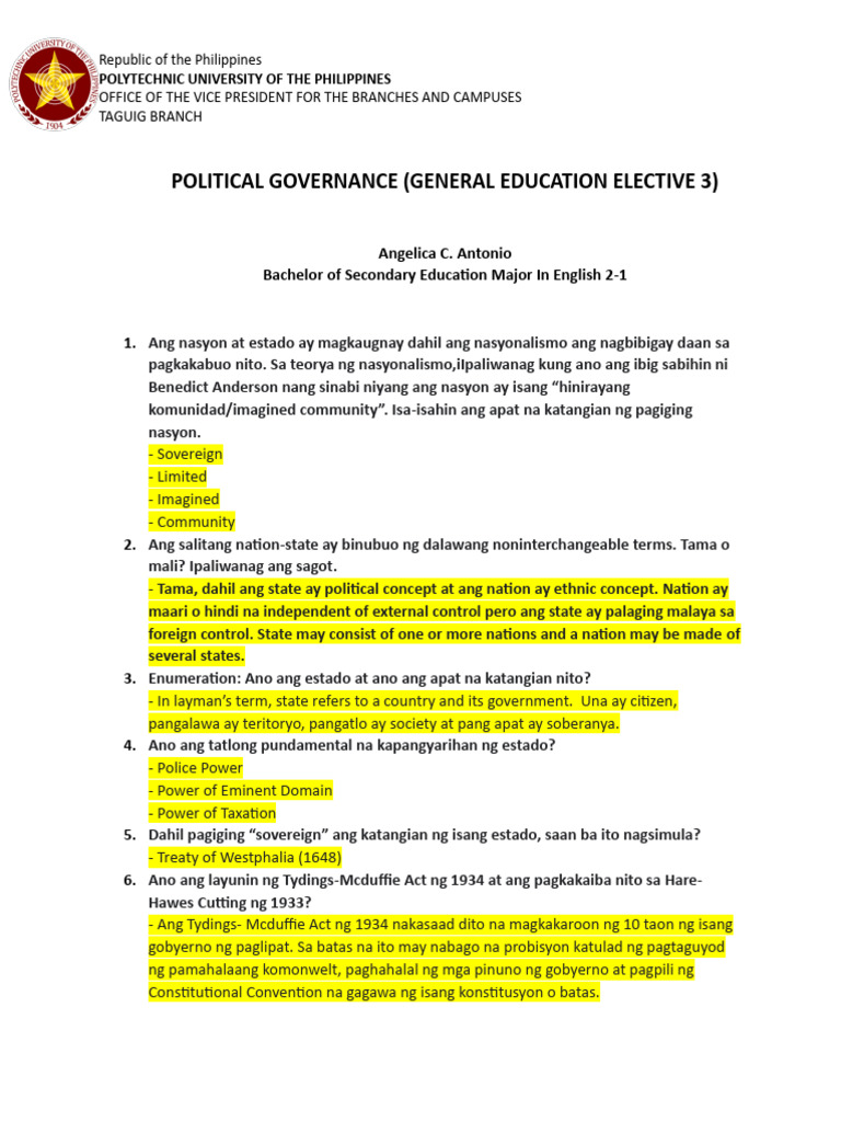 Polgov | PDF