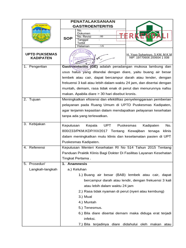 Penatalaksanaan Diare | PDF
