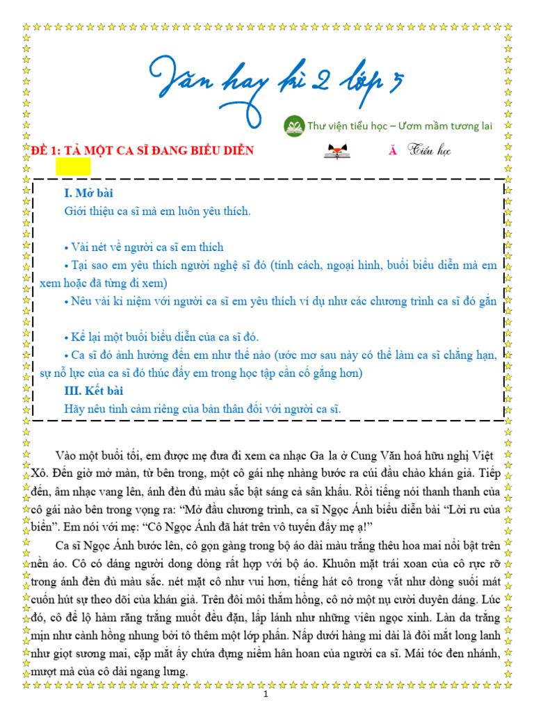 Văn Hay CK2 L P 5 | PDF