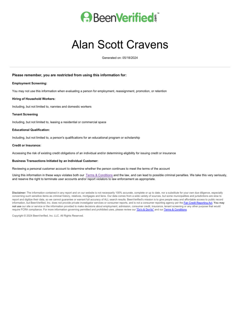 Alan Scott Cravens 1716045996373 | PDF | Business