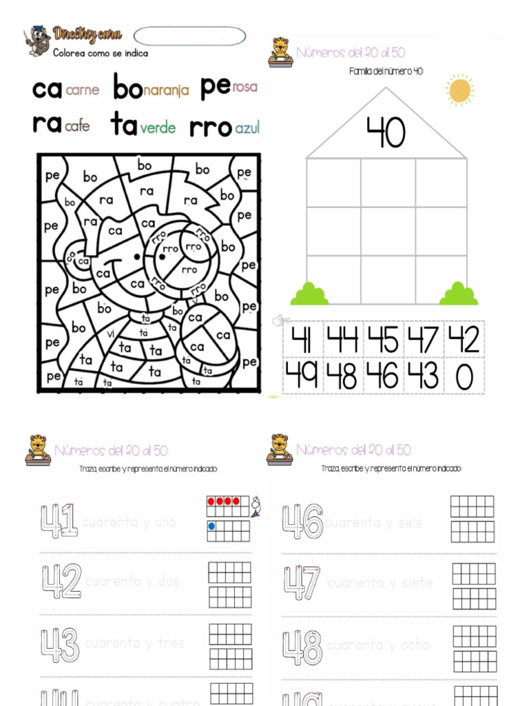 Actividades Primero Primaria | PDF