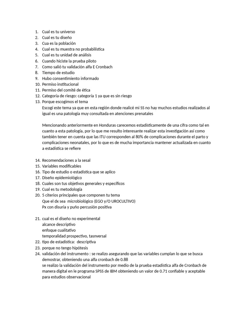 Posibles Preguntas Terna | PDF