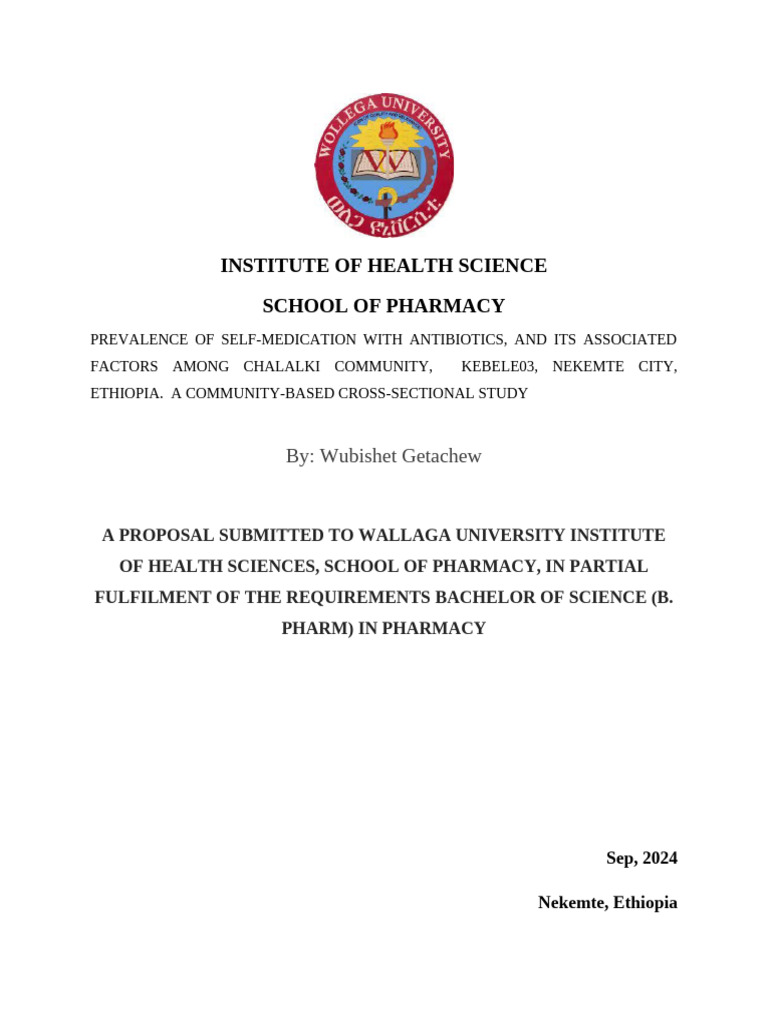 Revised - Wubishet | PDF | Pharmacy | Health Sciences