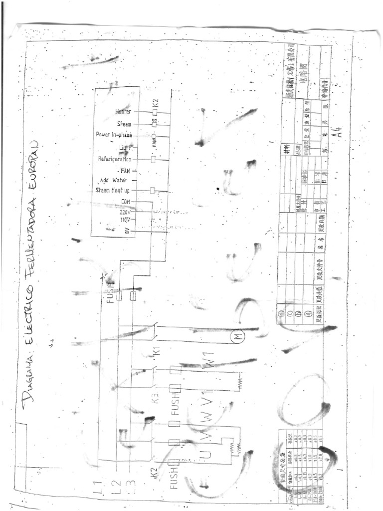 Diagrama El Ctrico Fermentadora Europan | PDF