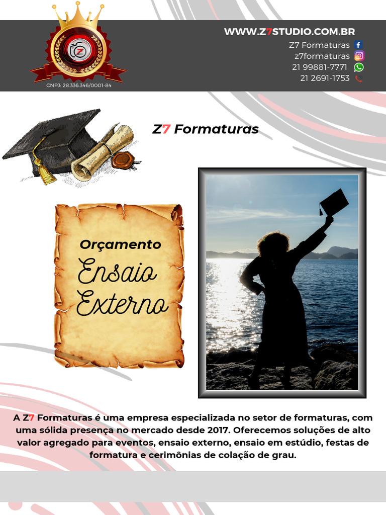 Ensaio Externo - Formatura | PDF